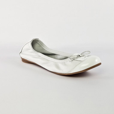 Scarlatine 7262 Blanc | ballerines blanc printemps été - TROIS PAR 3