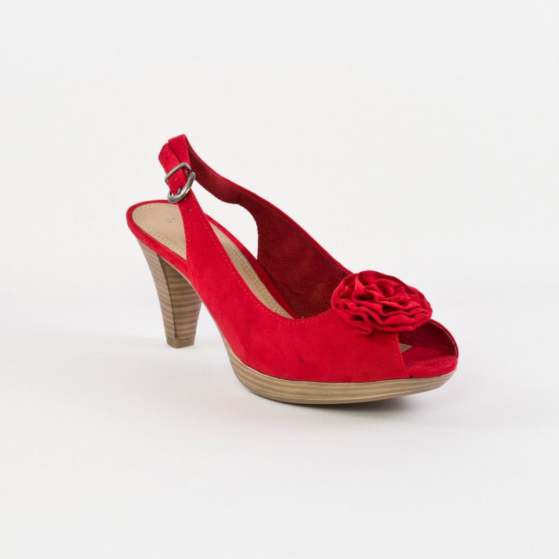 chaussure rouge ete