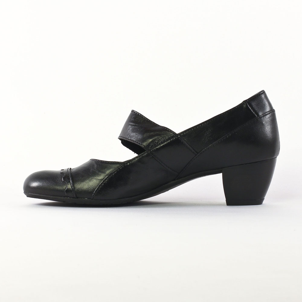 Scarlatine 7308 Noir | babie talon noir automne hiver - TROIS PAR 3