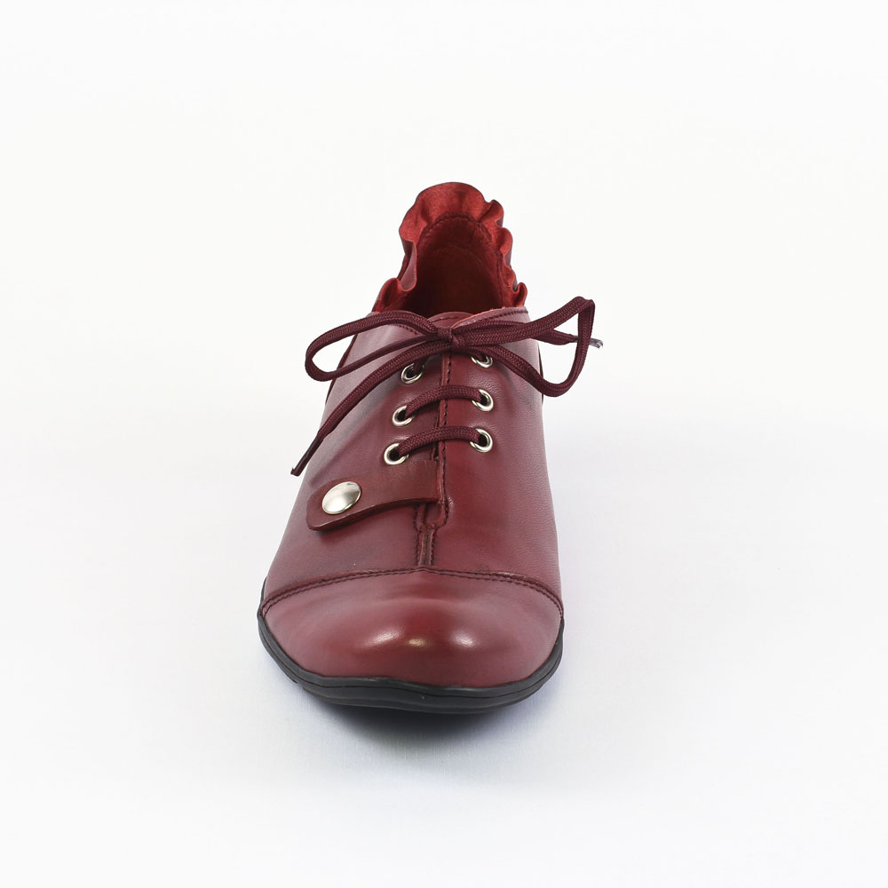 Scarlatine 7600 Rouge | derbies rose automne hiver - TROIS PAR 3