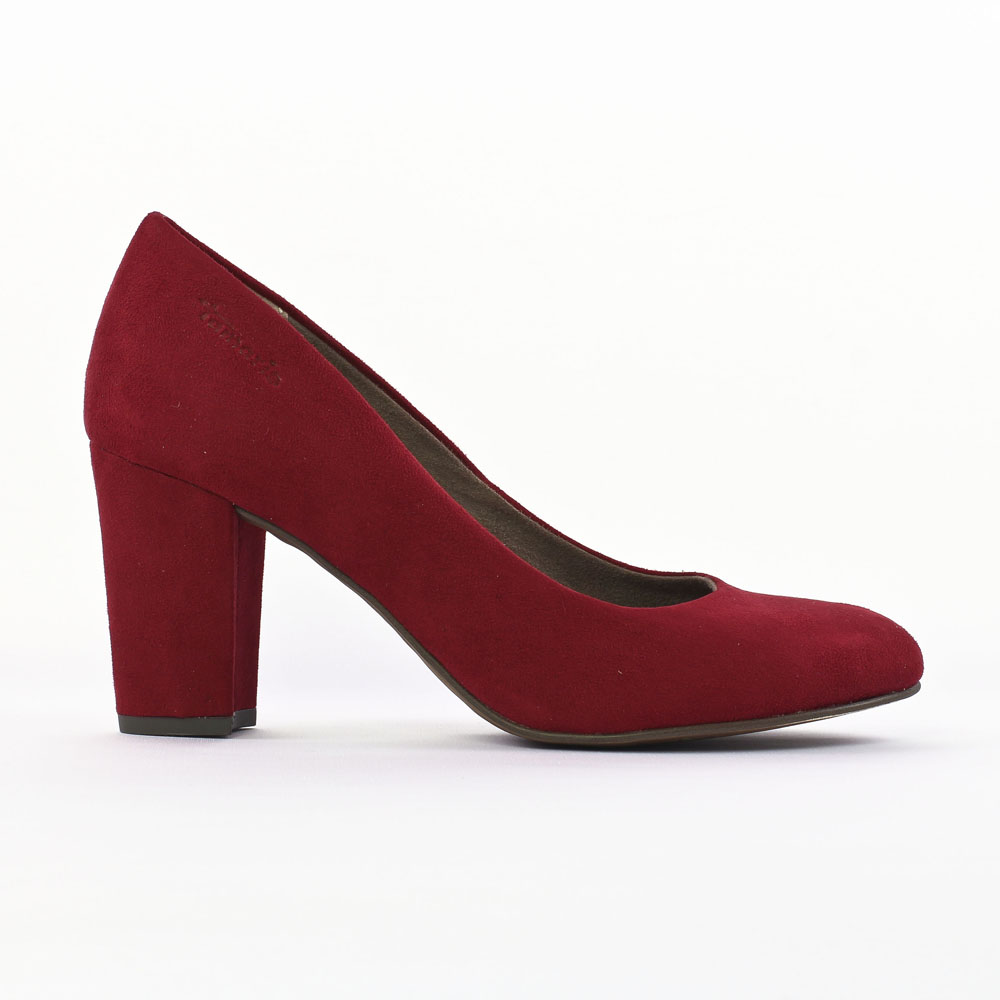 Tamaris 22450 Cranberry | escarpins rouge automne hiver - TROIS PAR 3